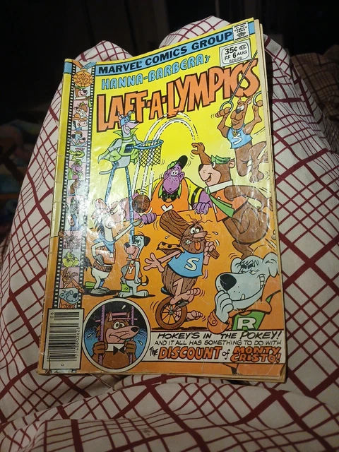 LAFF-A-LYMPICS #6 MARVEL Comic HANNA-BARBERA Scooby Doo Basketball ...