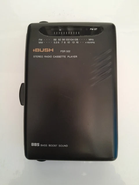 VINTAGE BUSH PSR502 Personal Radio Cassette Player Walkman Working £20. ...