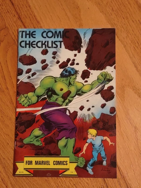 THE COMIC CHECKLIST FOR MARVEL COMICS From 1982 Comic Book Format £19. ...