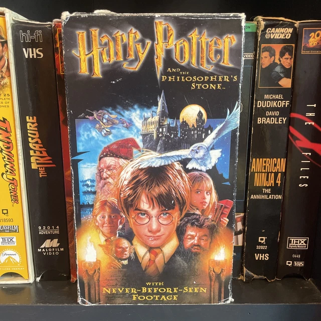 HARRY POTTER AND The Philosopher’s Stone (VHS 2001) Daniel Radcliffe ...