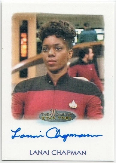 WOMEN OF STAR Trek A&I - Lanai Chapman as Ensign Sariel Rager - Auto ...
