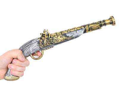 PIRATE GUN MUSKET Pistol Highwayman Toy Pistol Fancy Dress Costume ...