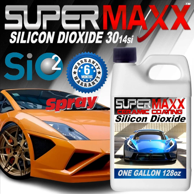 CERAMIC CAR COATING SPRAY SIO2 HIGH GLOSS QUICK DETAIL ONE GALLON 128oz ...
