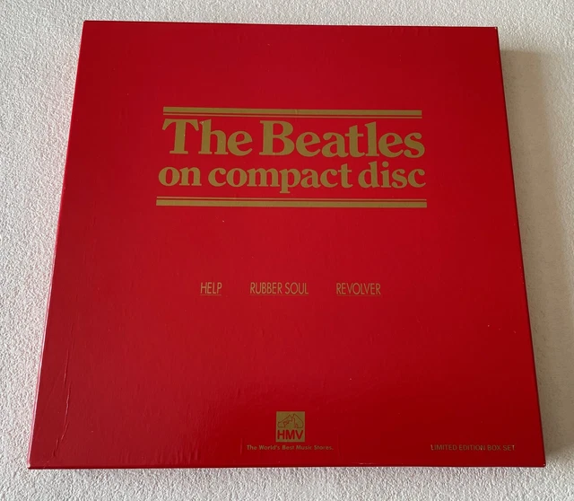 BEATLES~ON COMPACT DISC~1987 Uk 3 Cd Hmv Limited Edition Box Set [Bea ...