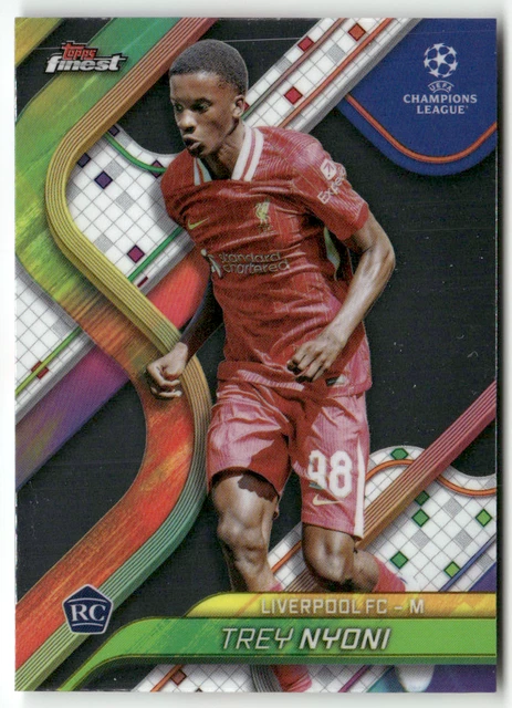 TOPPS FINEST CHAMPIONS League 2025 No. 114 Trey Nyoni Rookie £1.20 ...