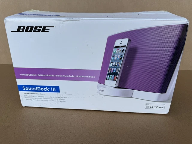 BOSE SOUNDDOCK SERIES III Limited Edition Purple New in Box EUR 249,00 ...