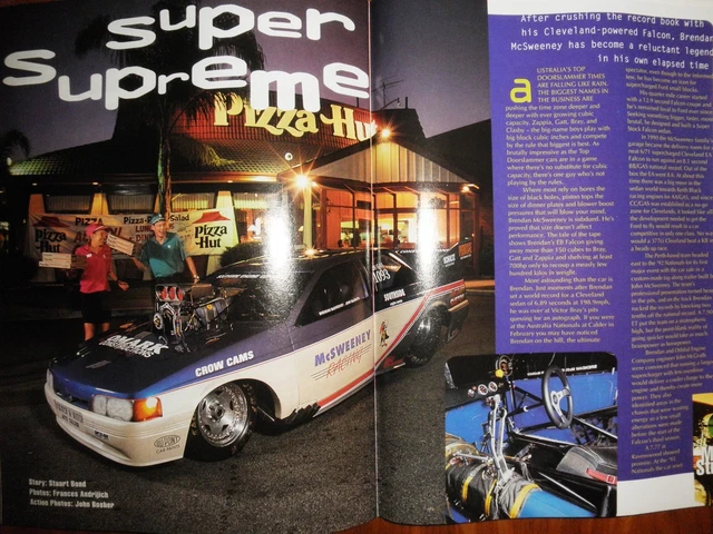 STREET MACHINE 1995 EB XF XR6 Falcon 55 Chev LH Torana FJ HR Holden HDT ...