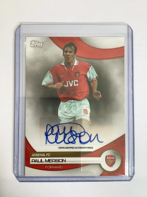 TOPPS ARSENAL TEAM Lot 2023/24 Auto Paul Merson EUR 58,28 - PicClick FR
