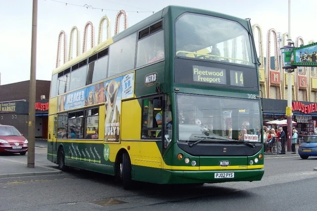 BLACKPOOL TRANSPORT NO.308 Bus Photo £1.50 - PicClick UK