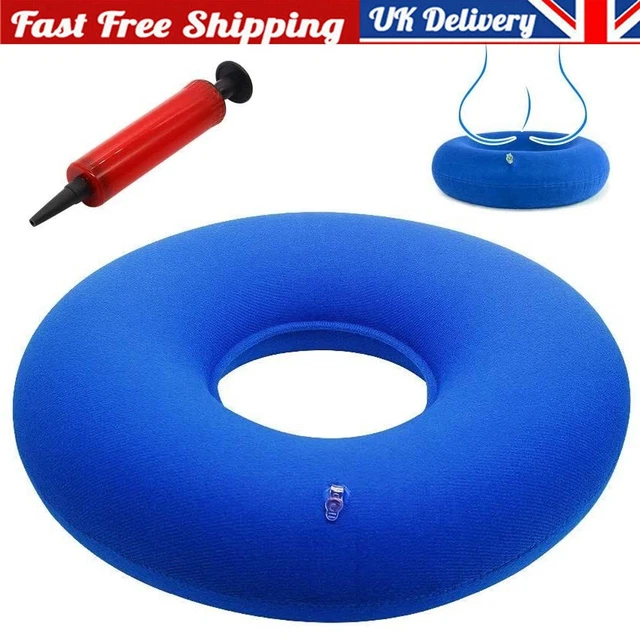 ROUND INFLATABLE CUSHION Rubber Ring Donut Seat Medical Pressure Sores ...