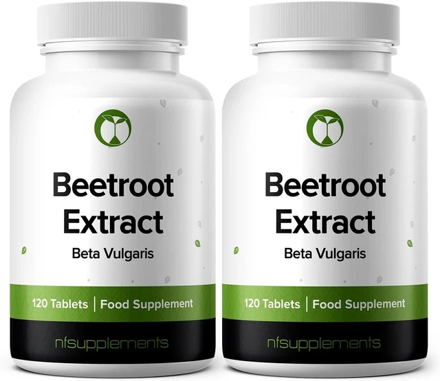 BEETROOT SUPPLEMENT (TWIN Pack) 240 Tablets 60:1 Extract Equivalent to ...