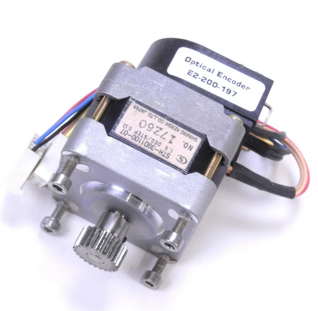 SHINANO KENSHI STH-39D1100-07 Stepper Motor 17Z60 w/ Optical Encoder E2 ...