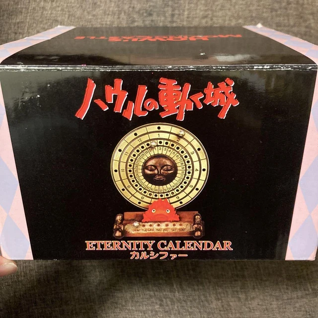 HOWL'S MOVING CASTLE Calcifer Perpetual Calendar Studio Ghibli Benelic ...