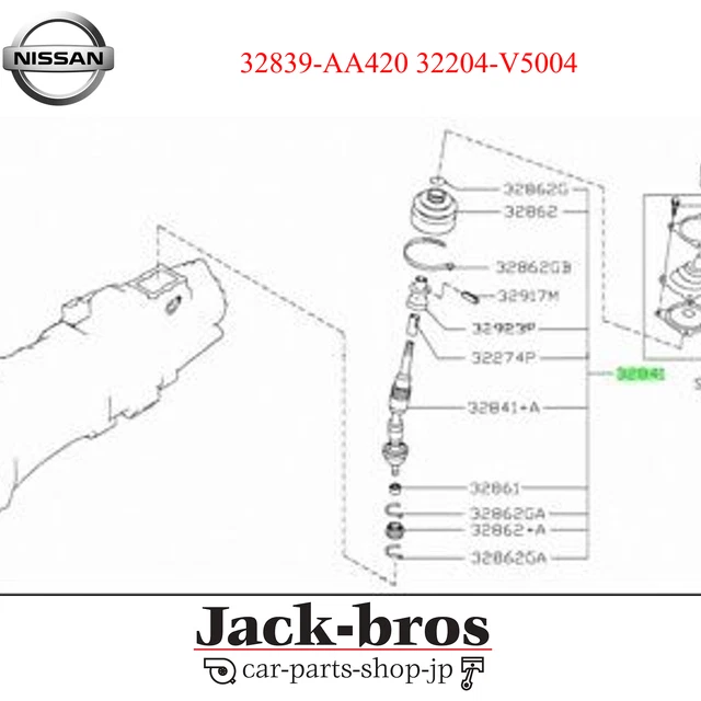 NISSAN GENUINE GETRAG 6spd Transmission Shift Lever Gear Change GTR R34 ...