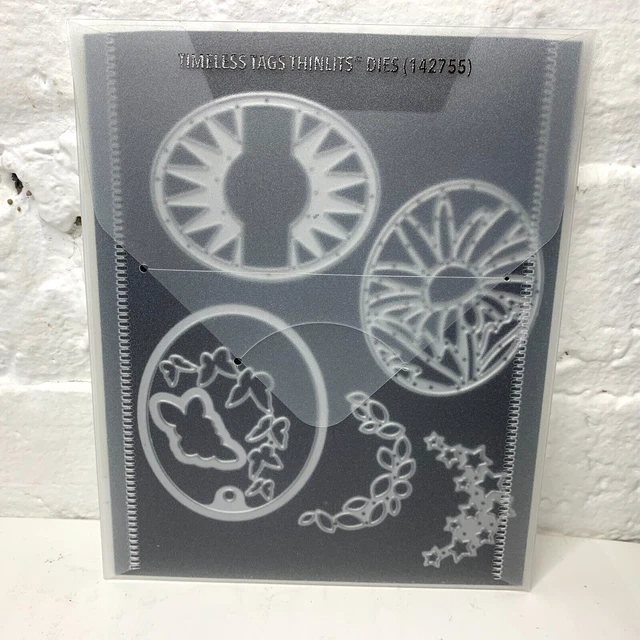 STAMPIN' UP TIMELESS Tags Thinlits Dies Set 142755 - Sizzix Big Shot ...