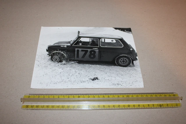 PHOTO MORRIS MINI Cooper S Rallye Monte Carlo 1967 Simo Lampinen Foto ...