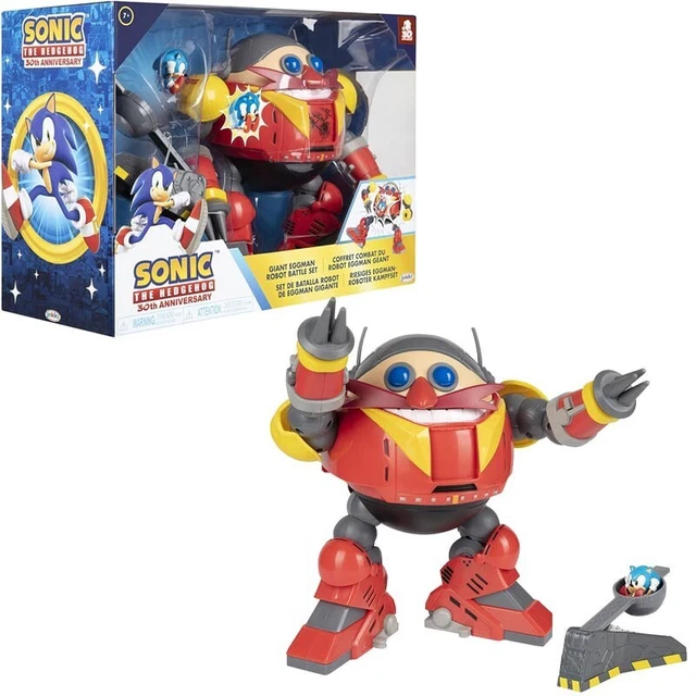 SONIC THE HEDGEHOG Géant Eggman Robot Battle Set Figurine D'Action ...