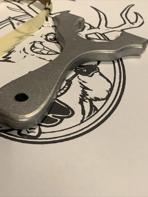 LEIGHTONS CATTYS ALLOY Frame Hunting Catapult Slingshot 85mm”Spitfire ...