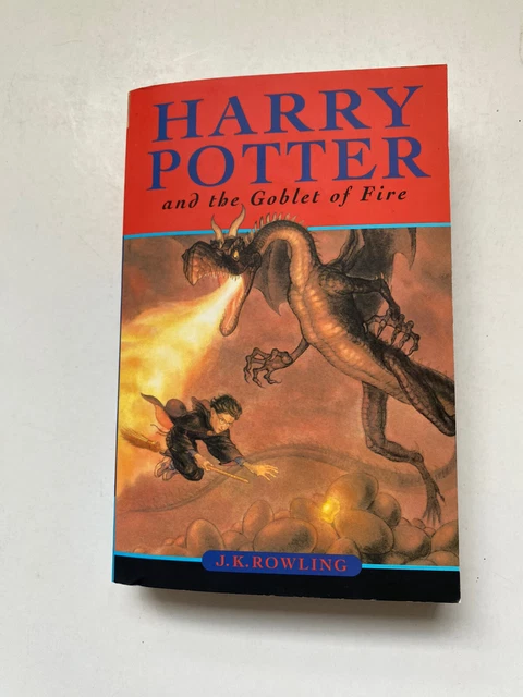 HARRY POTTER AND the Goblet of Fire J.K. Rowling 2000 Paperback 1st ...