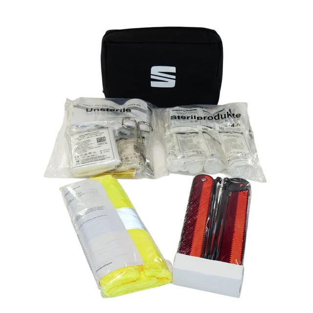 FIRST AID KIT Warning Triangle Warning First-Aid 10/27 Emergency Set ...