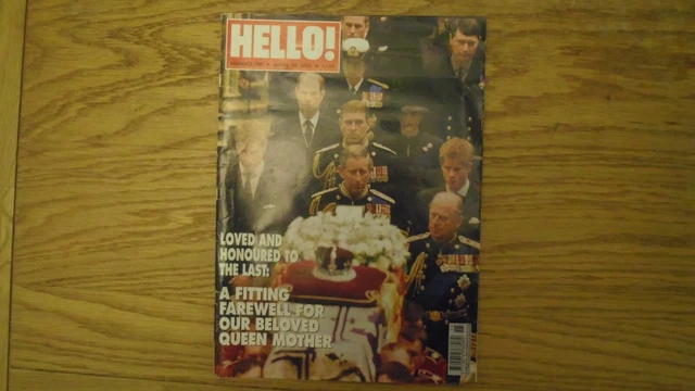 HELLO MAGAZINE - The Queen Mother Farewell Issue number 709 16 April ...