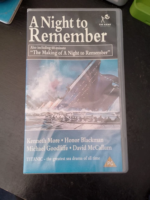 A NIGHT TO REMEMBER (+ making of) old VHS video cassette box set ...