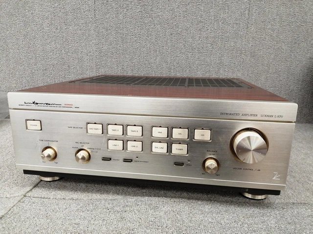 LUXMAN L-570 INTEGRATED Class A Amplifier 50W 2ch Used Maintenance Unit ...