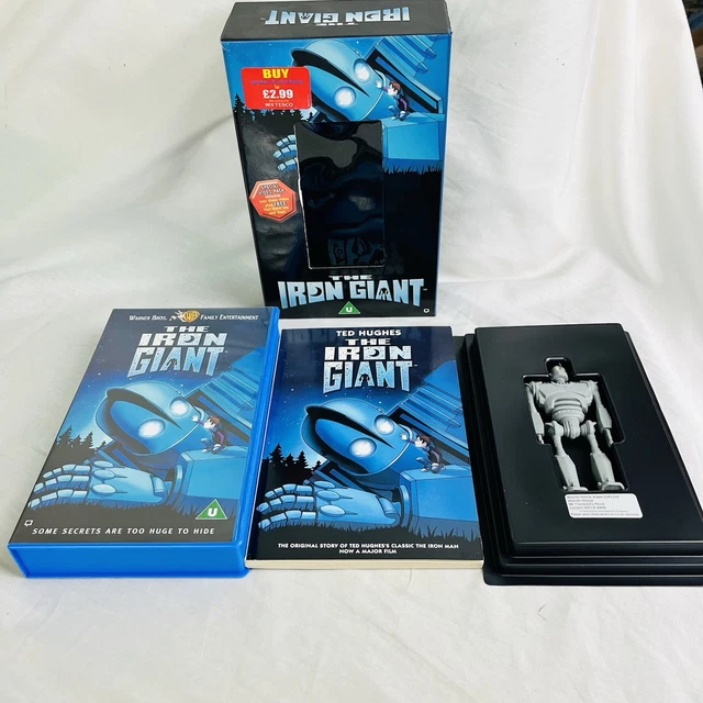 THE IRON GIANT VHS Special Edition Box Set With Toy Figure + Book £17. ...
