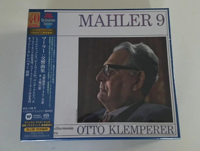 MAHLER SYMPHONIES OTTO Klemperer Japan 6 SACD Box Set NEW Tower Records EUR 189,66 - PicClick DE