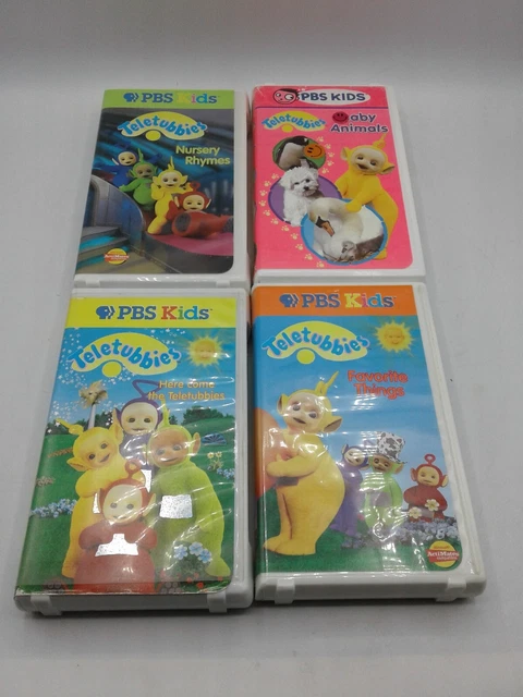 4-PBS KIDS VHS Video Lot Teletubbies-Caillou-Adventures from the BooK ...