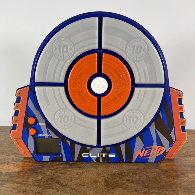 NERF N-STRIKE ELITE Digital Light Up Shooting Target Board Indoor ...