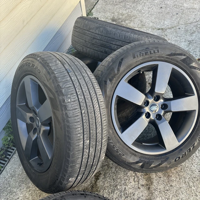 20& DEFENDER 2024 L663 style 5098 genuine grey alloy wheel & pirelli ...