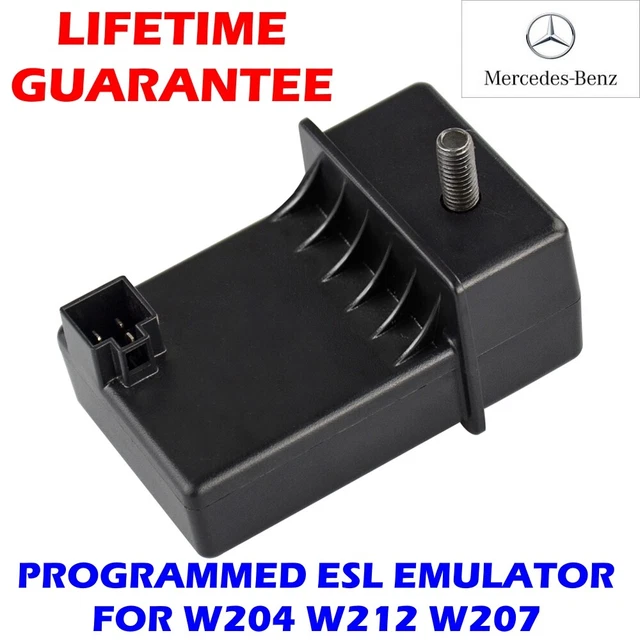 MERCEDES ELECTRONIC STEERING Lock EIS ESL ELV Repair Emulator W212 E220 ...