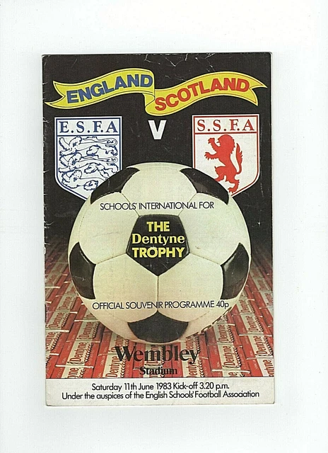 1965 ENGLAND V Scotland Programme Schools International, Freepost £1.99 ...