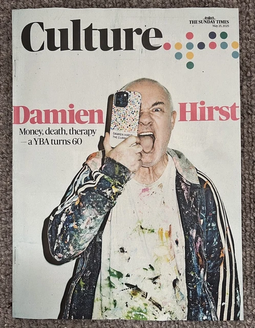 DAMIEN HIRST - Sunday Times Culture - 25 May 2025 - cover + 4 page ...