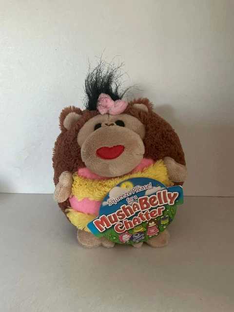 MUSHABELLY CHATTER LILA The Monkey Plush Soft Toy With Sound With Tag £ ...