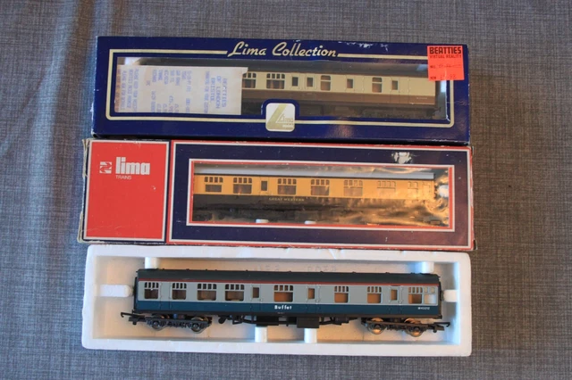 3 * LIMA Models OO gauge carriages £20.00 - PicClick UK