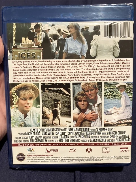 A SUMMER STORY (Blu-ray) James Wilby Imogen Stubbs Susannah York (US ...