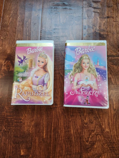 VINTAGE VHS TAPES Barbie Rapunzel And Barbie Nutcracker (2 Items) £3.18 ...