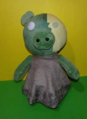 ZOMPIGGY PLUSH ROBLOX PIggy Pig Zombie Green Yellow 6.5” MiniToon Mini ...