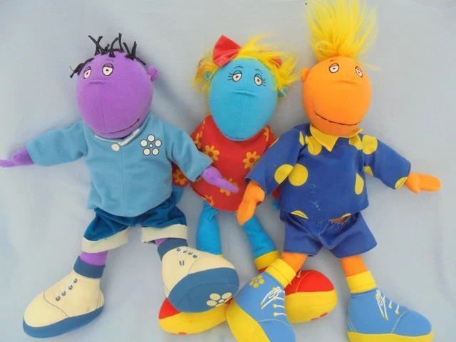 THE TWEENIES SOFT Toys Bundle 1990's Kids TV Characters Milo Bella Jake ...