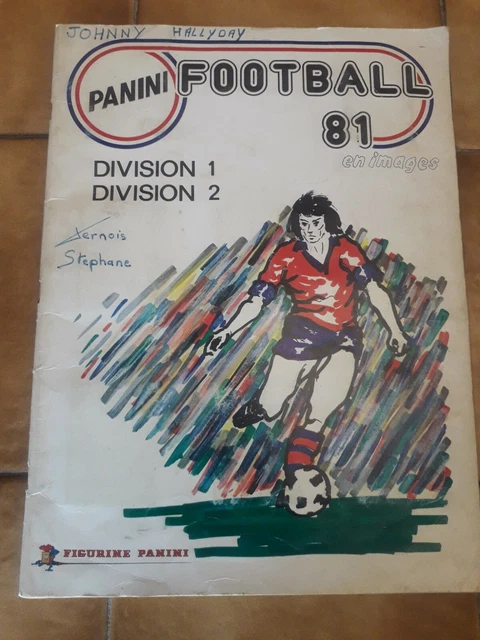 ALBUM PANINI FOOTBALL 81 en images COMPLET champonnat de France - en ...