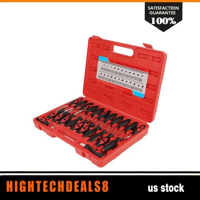 23PCS UNIVERSAL TERMINAL Connector Release Tool Kit Extractor Removal ...
