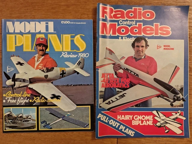 MODEL PLANES REVIEW 1980 And Radio Controlled Models June 1981 Vintage ...