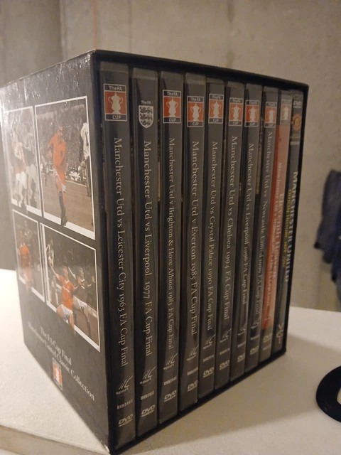 MANCHESTER UNITED FA Cup Final Classic Collection DVD set. 1963-2004 £ ...