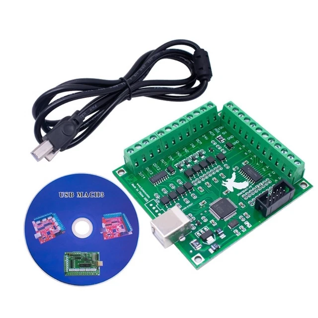 PLUG PLAY USB Motor Driver Board for 4 Axes Control with 100Khz Precise ...