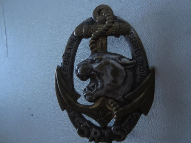 INSIGNE 5ÈME RÉGIMENT de tirailleurs sénégalais coloniale guerre d algérie EUR 10,00 - PicClick FR