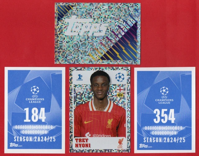 TOPPS UEFA CHAMPIONS League 2024/25 album stickers 184-354 £2.00 ...