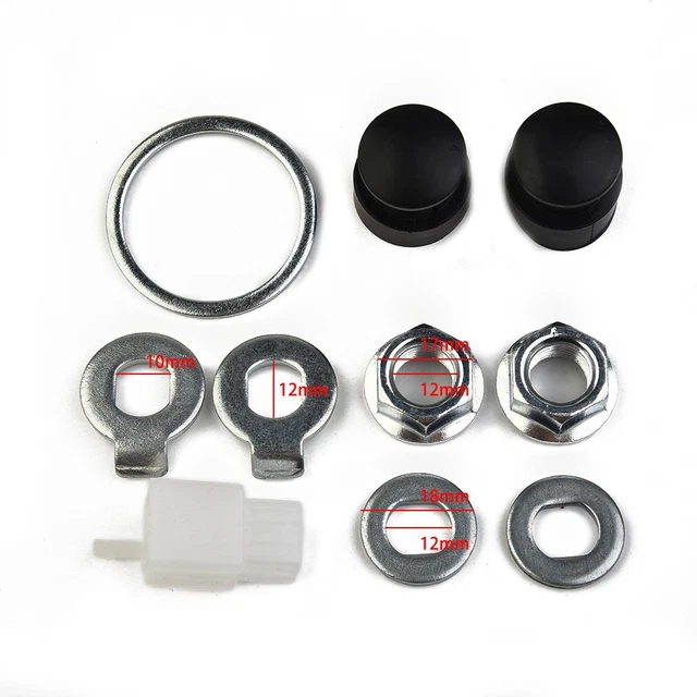 LOCK NUT NUT Kit Hub Motor Nuts Kit Lock Washer /spacer/ Nut Cover Nut ...