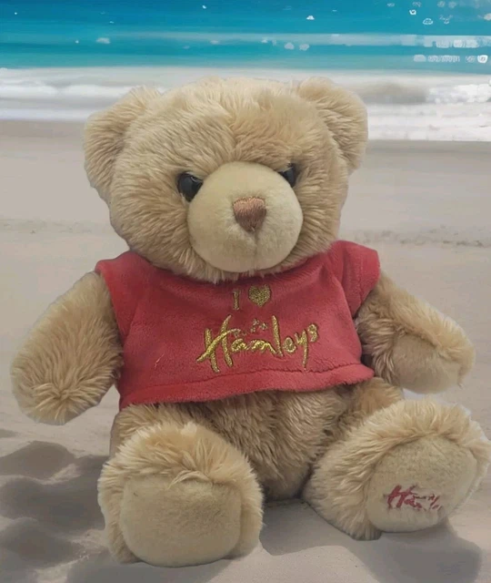 HAMLEYS TEDDY BEAR I LOVE HAMLEYS 8"Cuddly Hamleys Plush Soft Toy Teddy ...